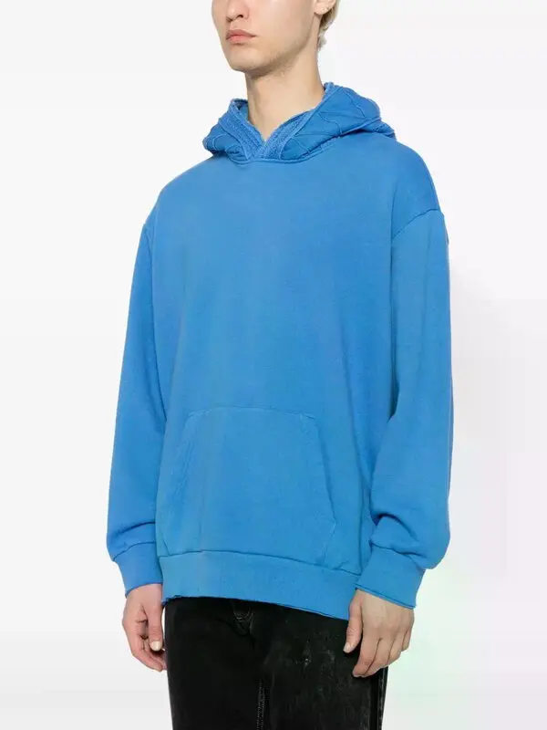 Undercover Embroidered Trim Cotton Hoodie
