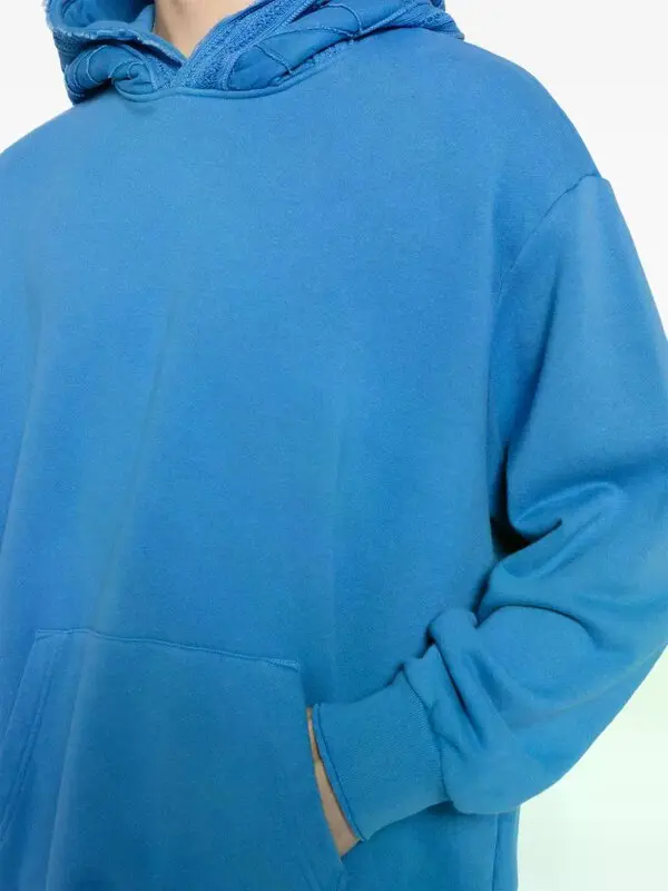 Undercover Embroidered Trim Cotton Hoodie