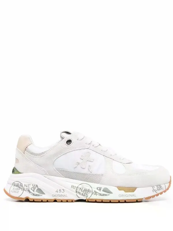 Premiata Low-top Panelled Sneakers - White