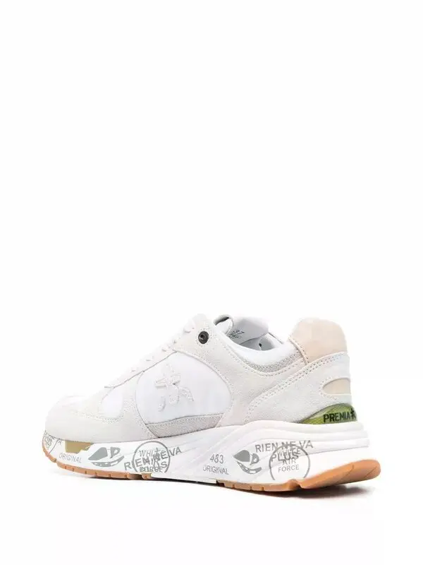 Premiata Low-top Panelled Sneakers - White