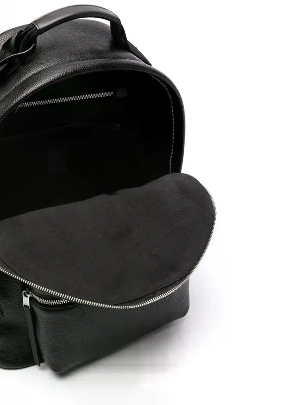 Sandro Logo-stamp Top-handle Backpack - Black