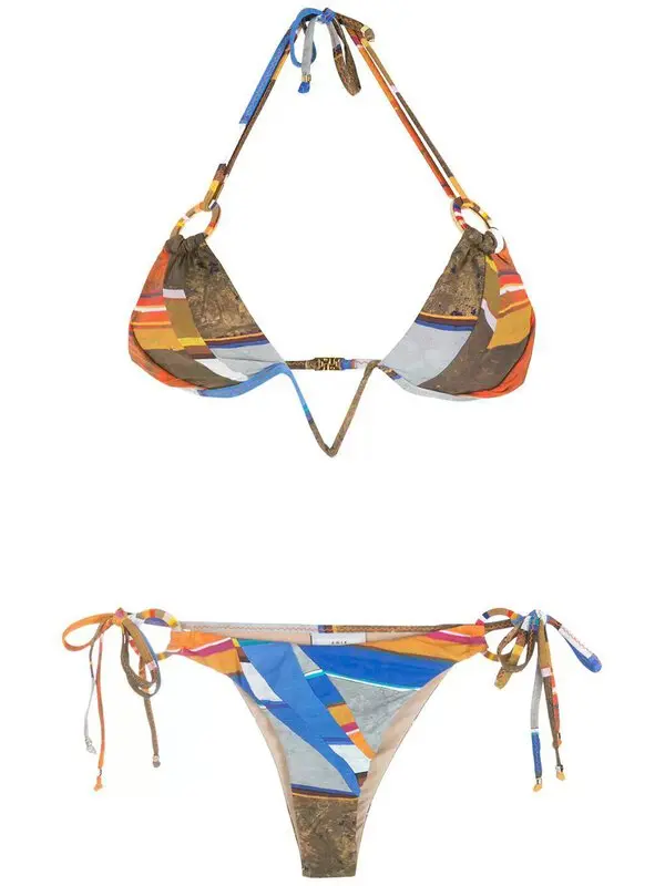 AMIR SLAMA Eco Bikini Set - Blue