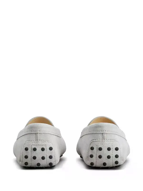 TOD'S Leather Loafers - Grey