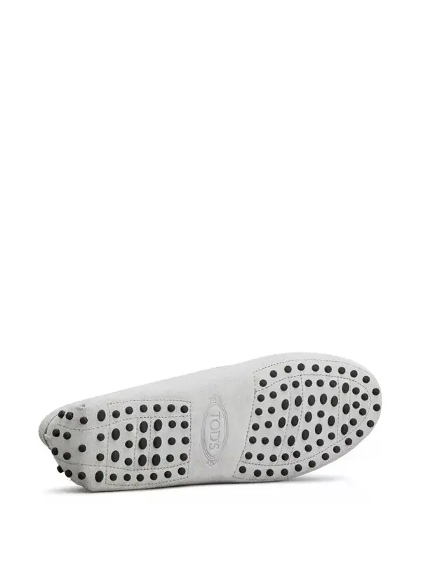 TOD'S Leather Loafers - Grey