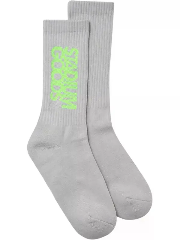 STADIUM GOODS Logo Crew Socks - Grey