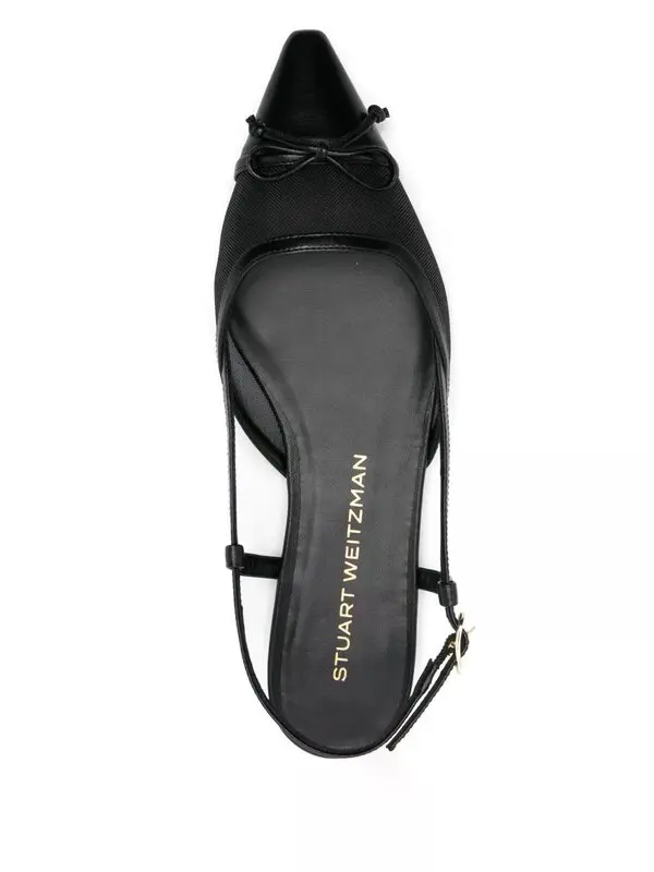 STUART WEITZMAN Mesh-panel Ballet Flats