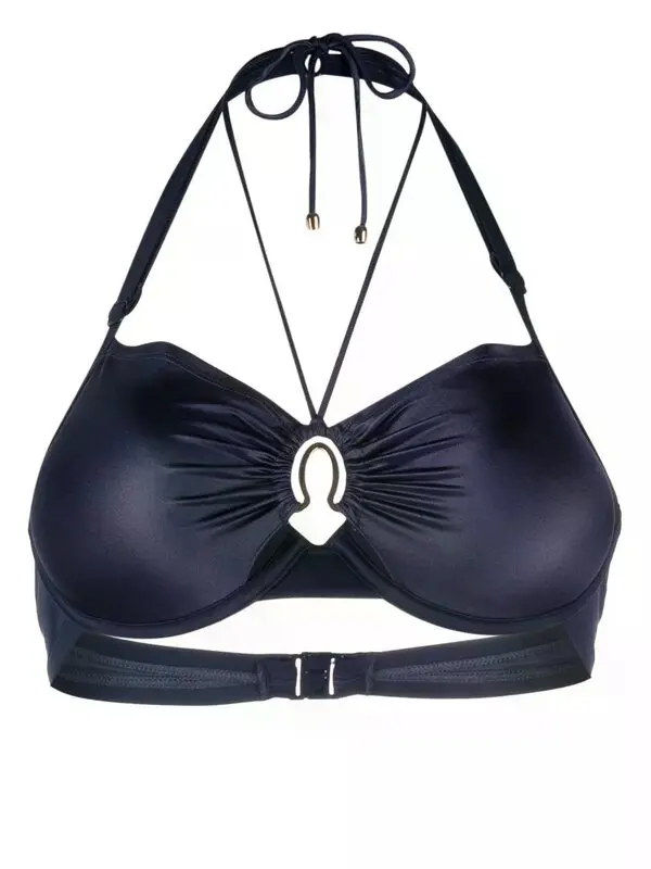 Marlies Dekkers Jet Set Plunge Balcony Bikini Top - Blue
