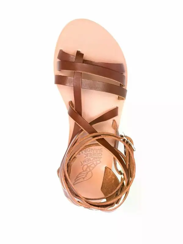 ANCIENT GREEK SANDALS Satira Gladiator Leather Sandals
