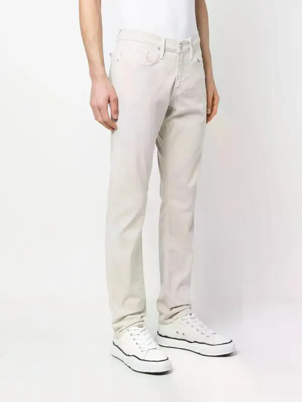 FRAME L'homme Straight-leg Trousers - Neutrals