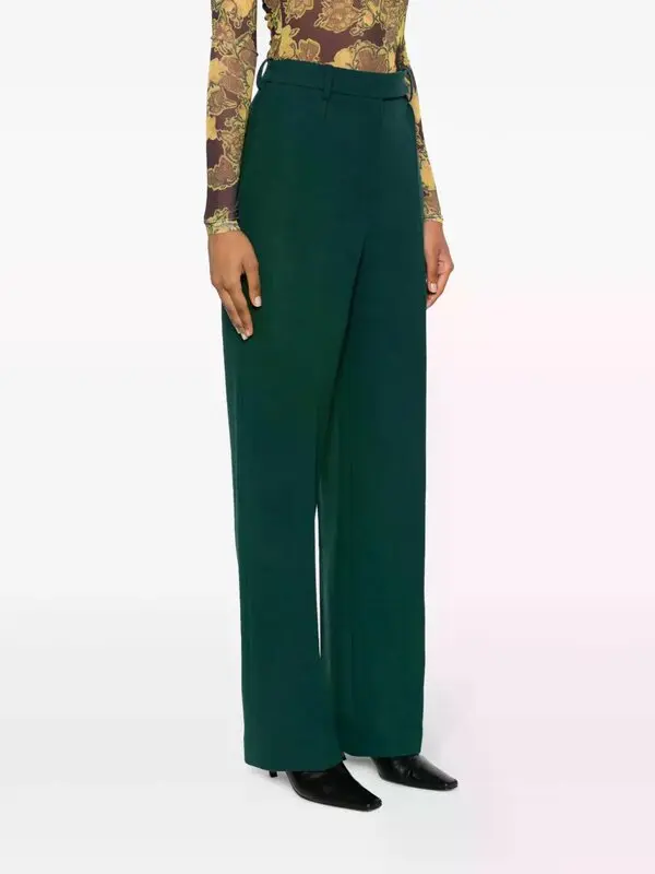 Alexandre Vauthier Houndstooth Wide-leg Trousers