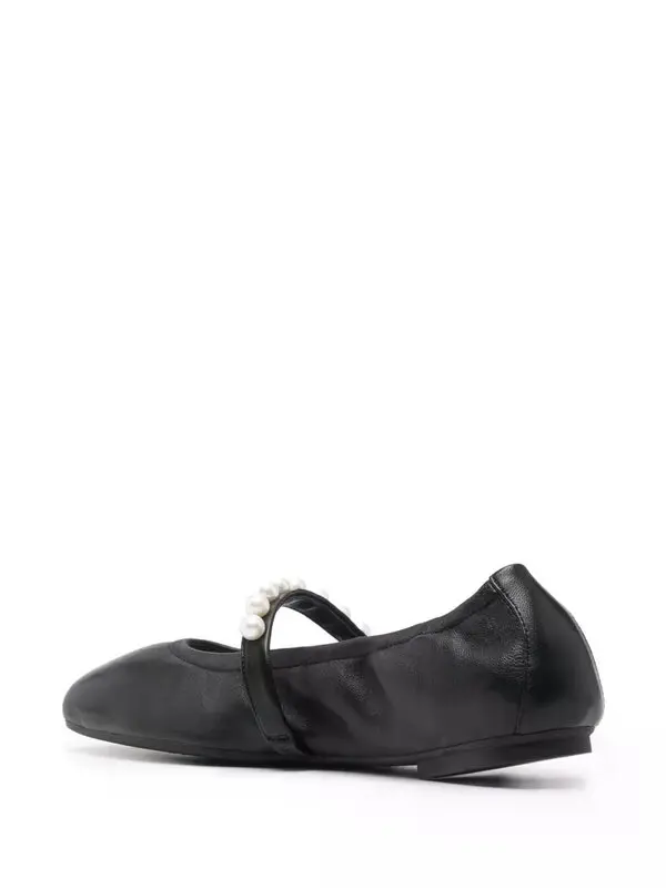 STUART WEITZMAN Goldie Ballerina Shoes - Black