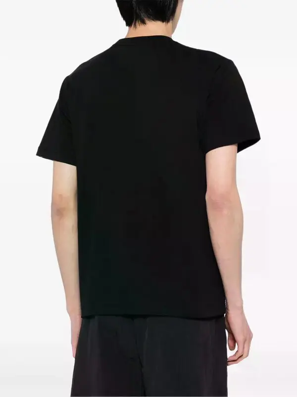 A BATHING APE Logo-print Cotton T-shirt - Black