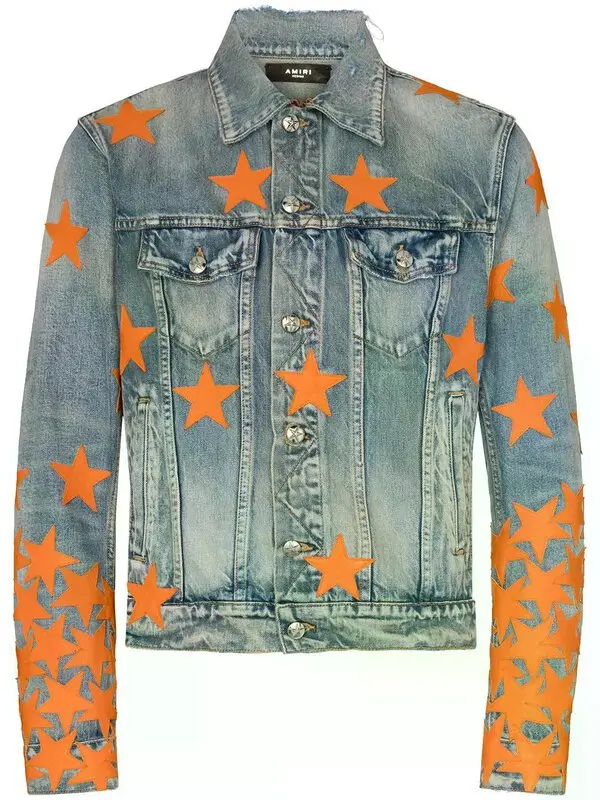 Amiri Chemist Star Trucker Jacket - Blue