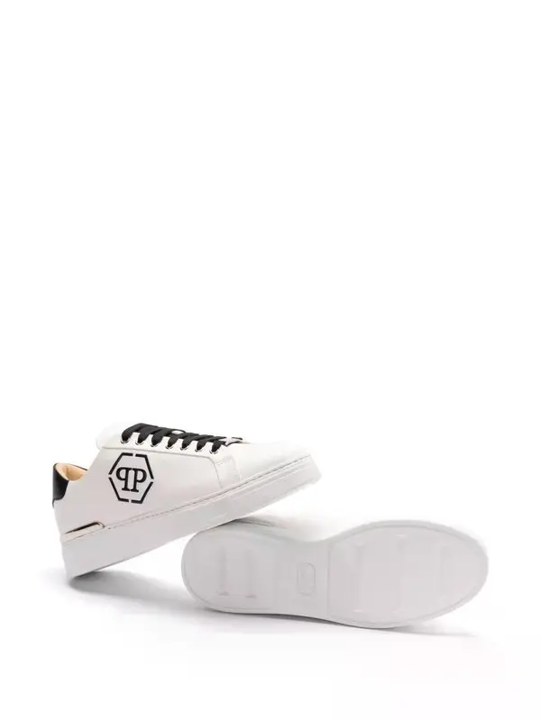 Philipp Plein Embossed Leather Trainers