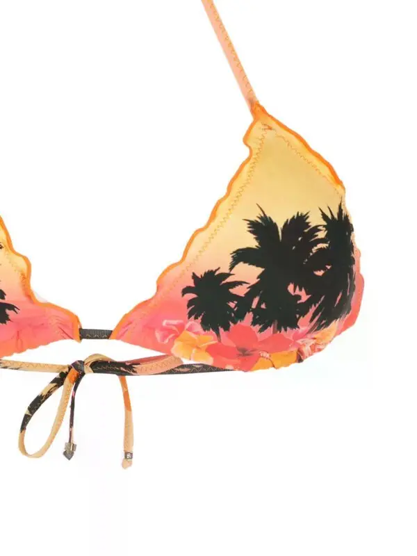 AMIR SLAMA Ilha De Hibiscus Bikini Set