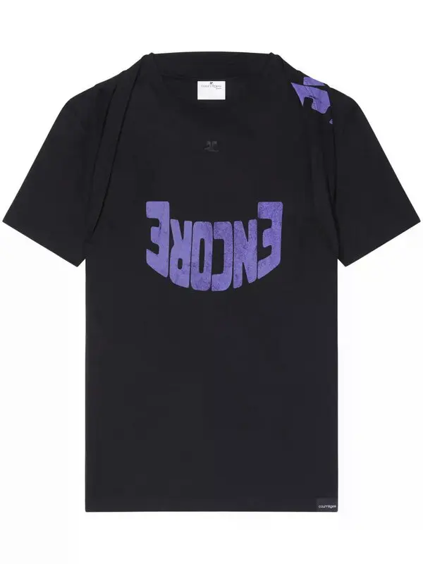 COURREGES Graphic-print T-shirt