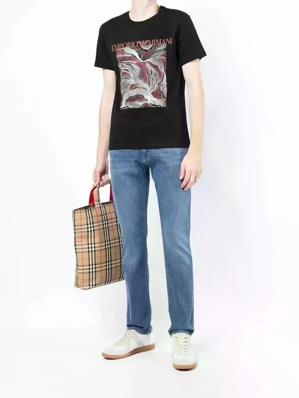 Emporio Armani Slim-cut Denim Jeans - Blue