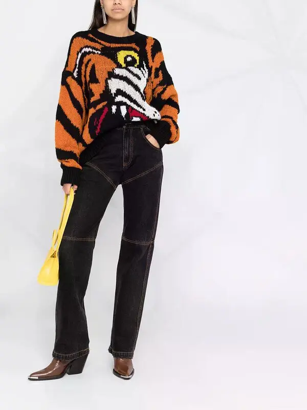 Dsquared2 Tiger-intarsia Jumper