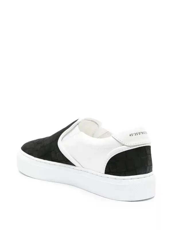 HIDE&JACK Fuji Croco Sneakers - Black