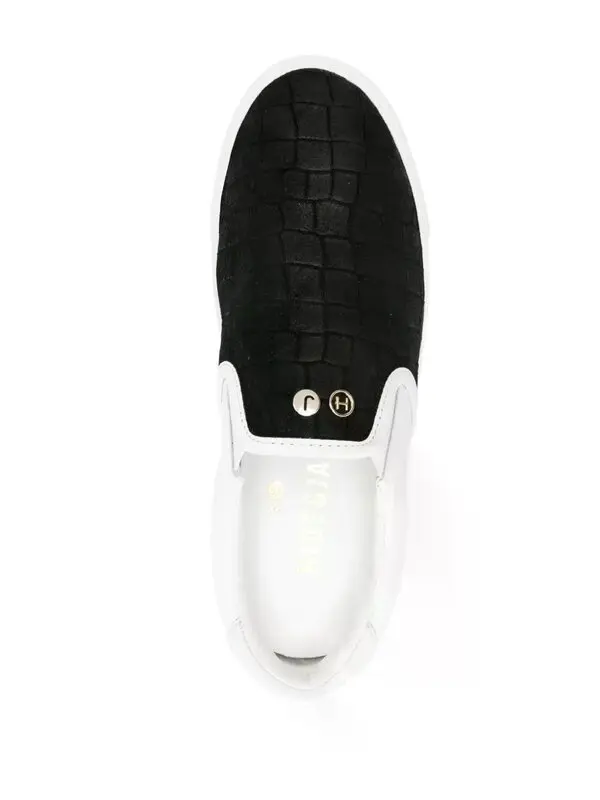 HIDE&JACK Fuji Croco Sneakers - Black