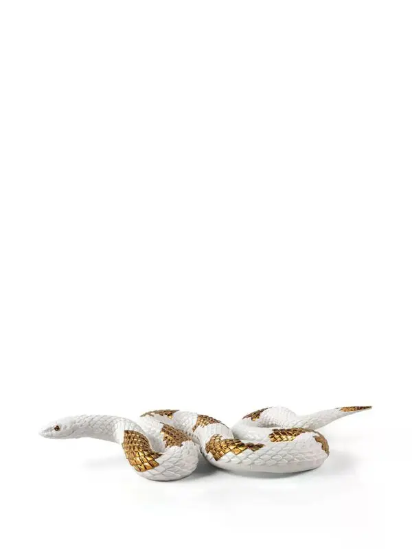 LLADRO Sopper Snake Porcelain Sculpture