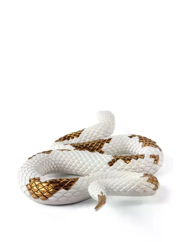 LLADRO Sopper Snake Porcelain Sculpture