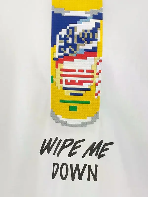 MOSTLY HEARD RARELY SEEN 8-BIT Wipes Cotton T-shirt