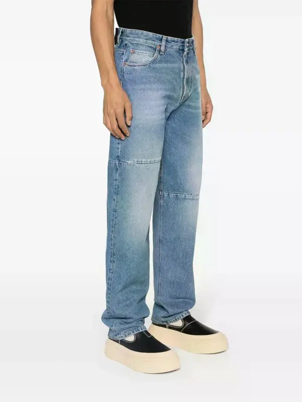 MAISON MARGIELA Panelled Tapered-leg Jeans