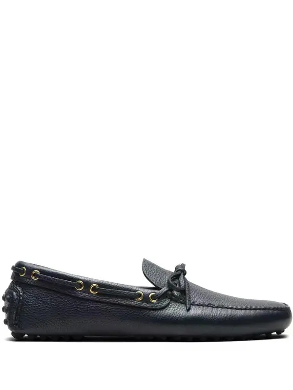 Car Shoe Grained-leather Driving Shoes