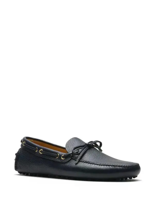 Car Shoe Grained-leather Driving Shoes