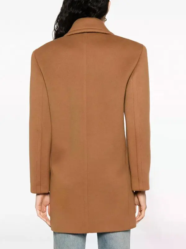 Saint Laurent Double-breasted Wool Coat