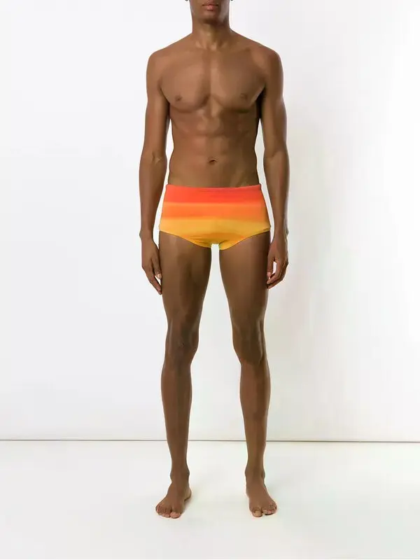AMIR SLAMA Tie-dye Gradient Swimming Trunks