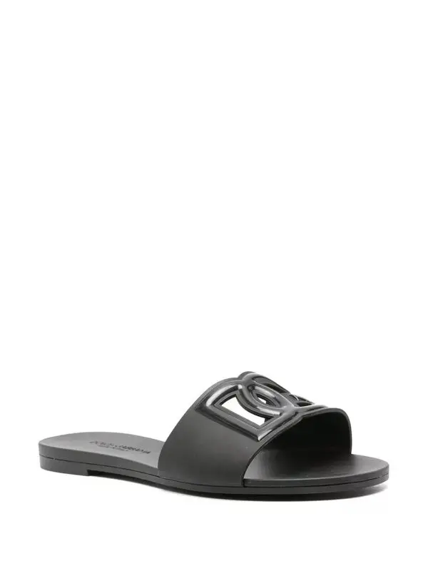 Dolce & Gabbana Logo Embossed Slides