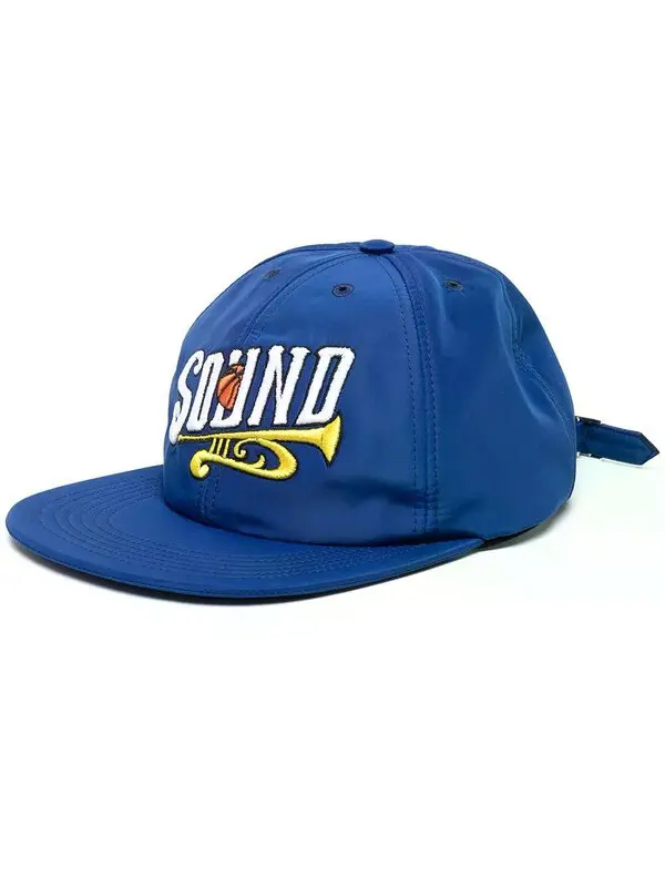 JUST DON Sound Embroidered Baseball Cap - Blue