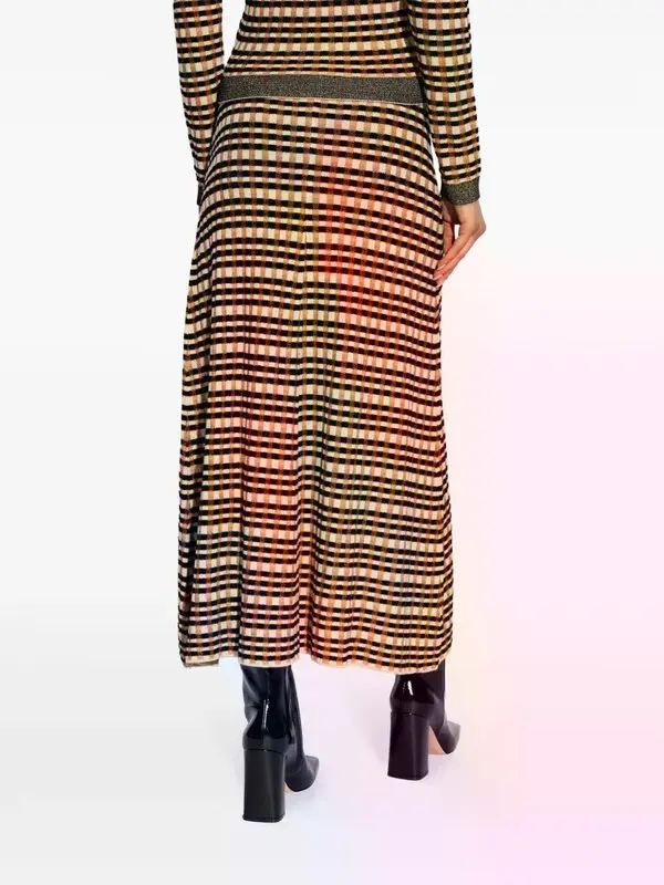 Ulla Johnson Amal Checked Jacquard Skirt