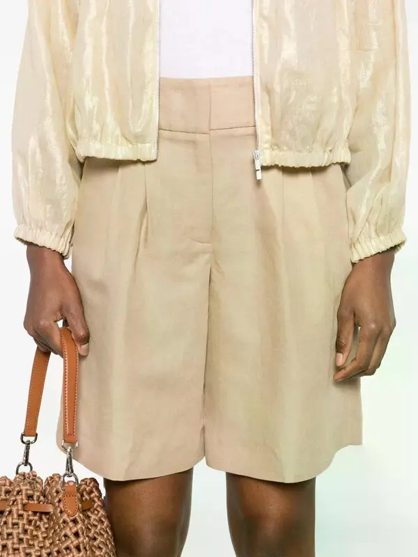 Peserico Tailored Pleated Shorts
