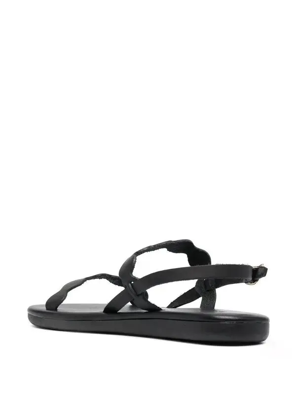 ANCIENT GREEK SANDALS Afro Strap-detail Sandals - Black