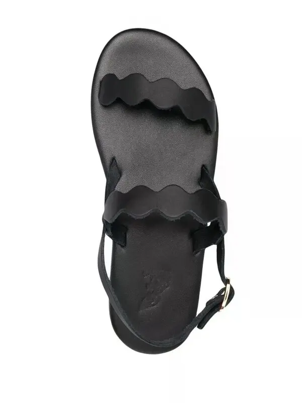 ANCIENT GREEK SANDALS Afro Strap-detail Sandals - Black