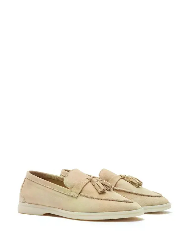 SCAROSSO Leandra Loafers - Neutrals