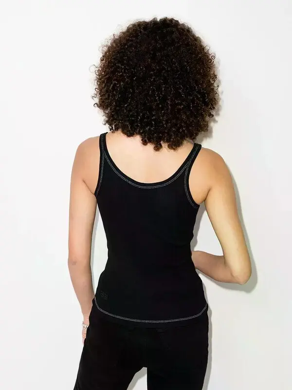 Ksubi Ribbed Cotton Tank Top