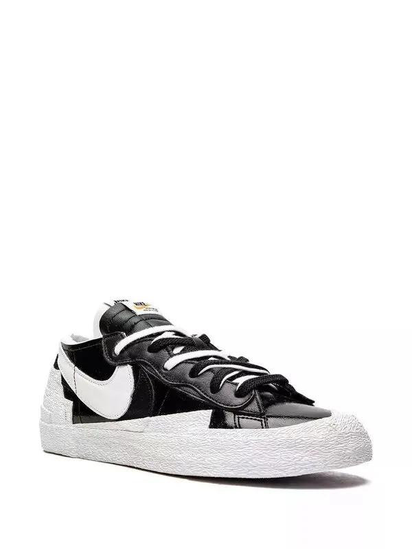 Nike X Sacai Blazer Low Patent Leather Sneakers
