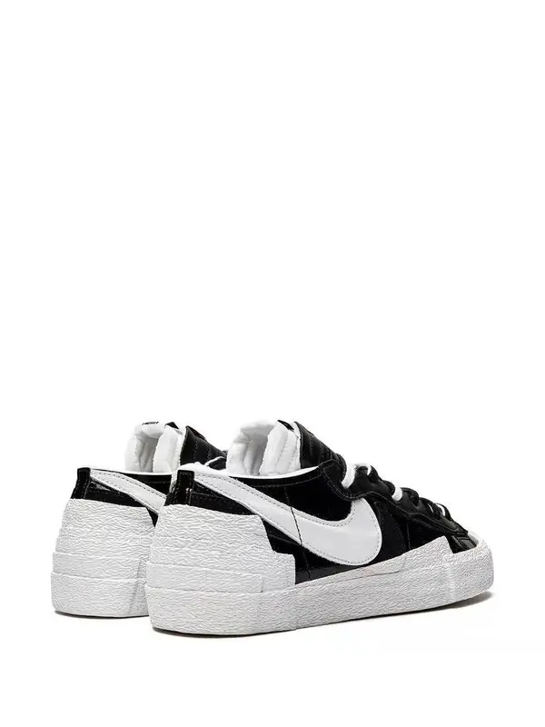 Nike X Sacai Blazer Low Patent Leather Sneakers
