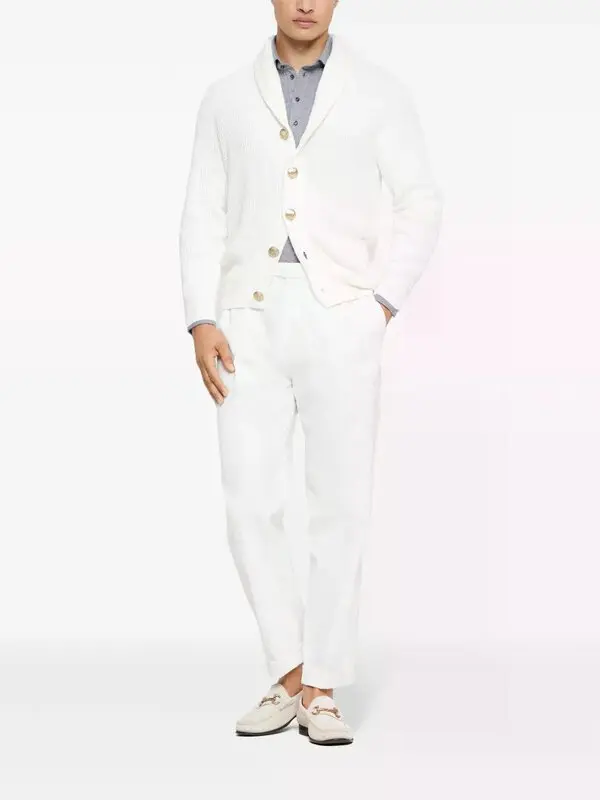 Brunello Cucinelli Mélange-effect Cotton Polo Shirt