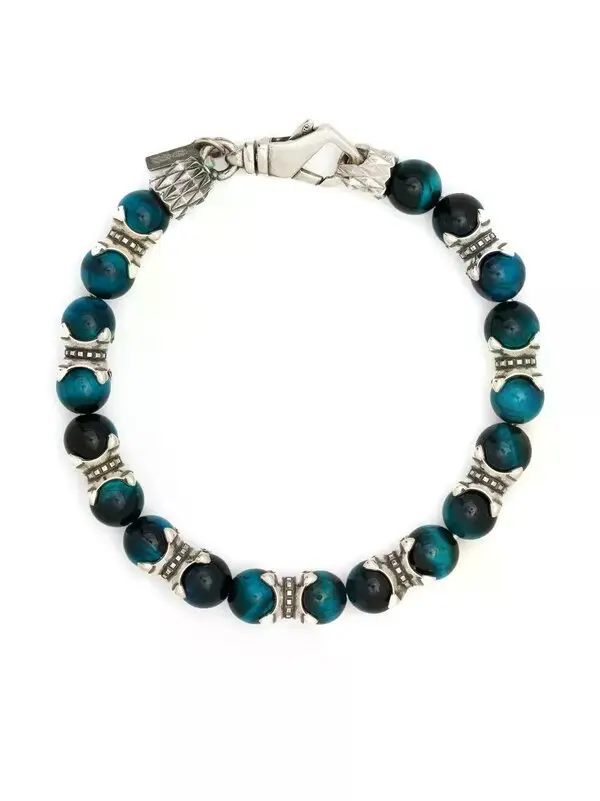 Emanuele Bicocchi Beaded Claw Bracelet - Silver