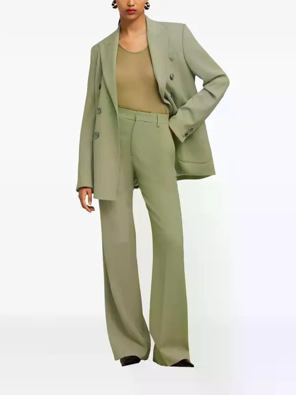 AMI Paris High-waisted Flared Trousers