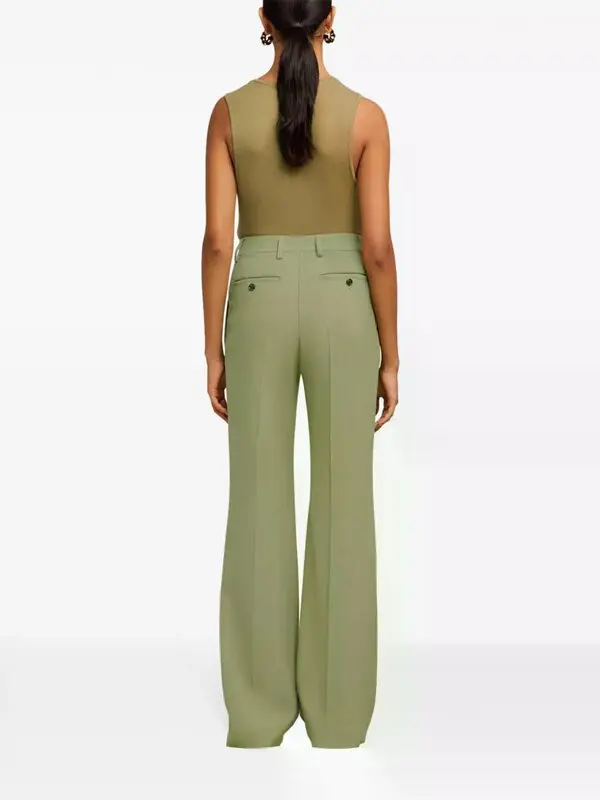 AMI Paris High-waisted Flared Trousers