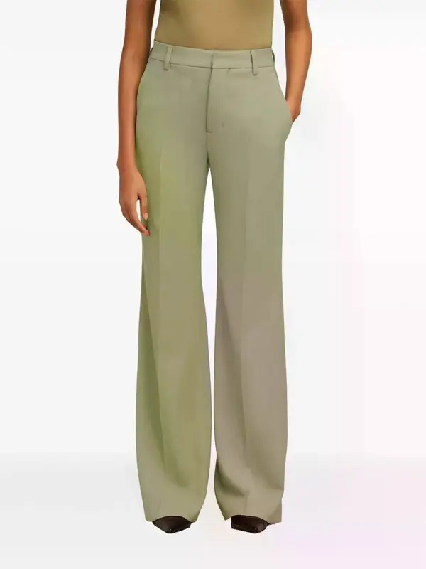 AMI Paris High-waisted Flared Trousers