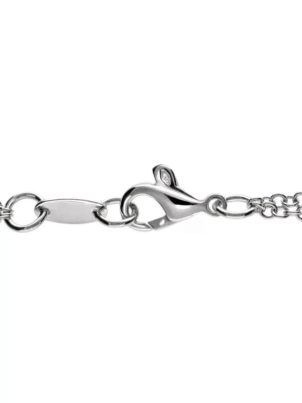 LEO PIZZO 18kt White Gold Diamond Amore Necklace