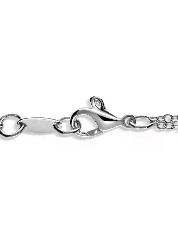LEO PIZZO 18kt White Gold Diamond Amore Necklace
