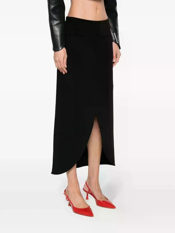 COURREGES Ellipse Tailored Maxi Skirt